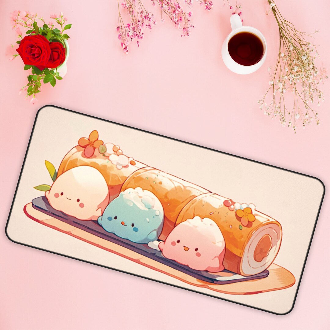 Kawaii Anime Desk Mats, Cute Anime Food Desk Mat, Cute Desk Accessories ...
