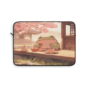 Kawaii Anime Frog Laptop Sleeve, Kawaii Tablet Bag, Cute Frog Laptop ...