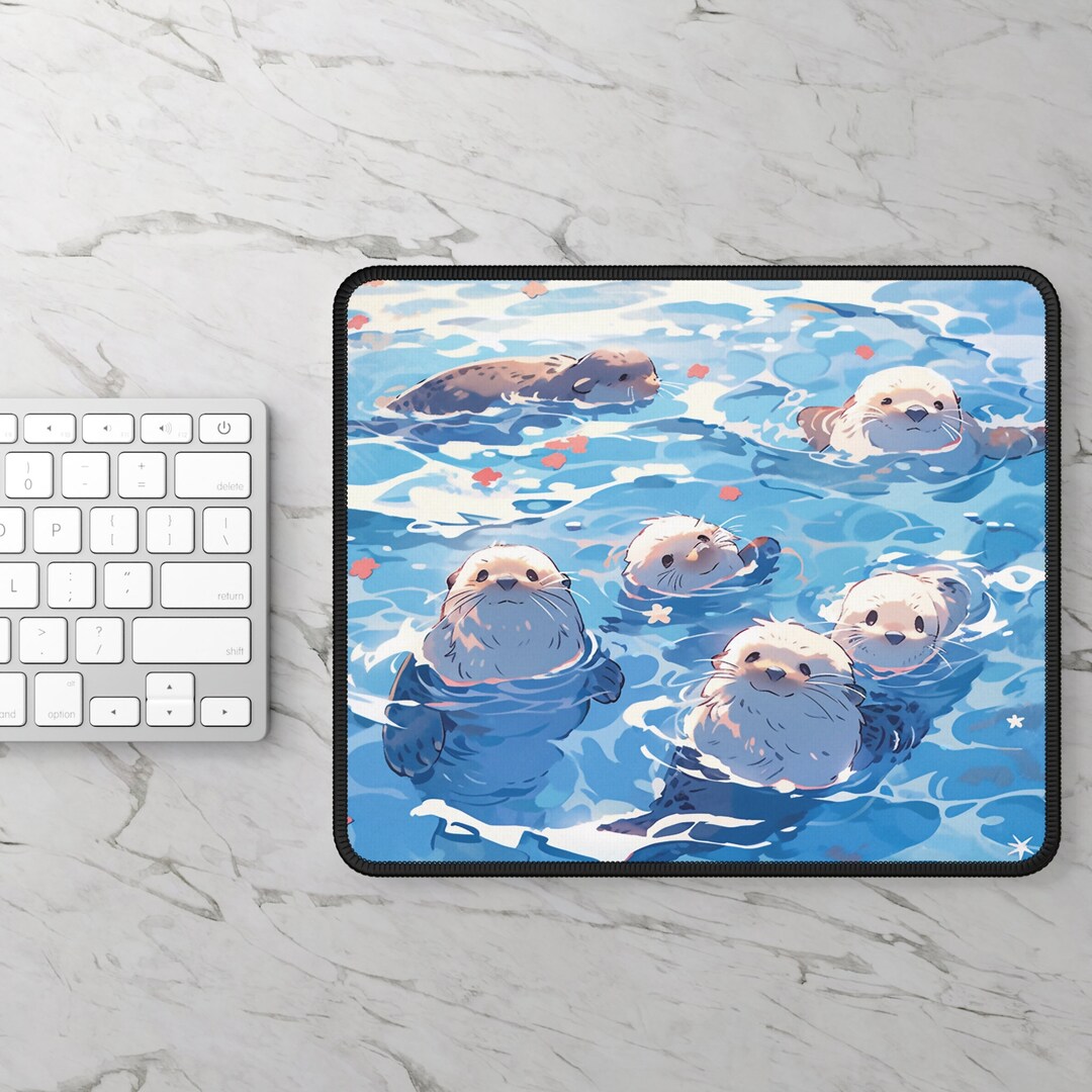 Cute Gaming Mouse Pad, Kawaii Animals Mouse Pad Anime, Kawaii Desk Pad ...