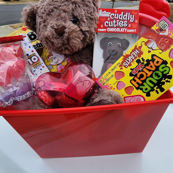 Valentine Teddy Bear - Etsy