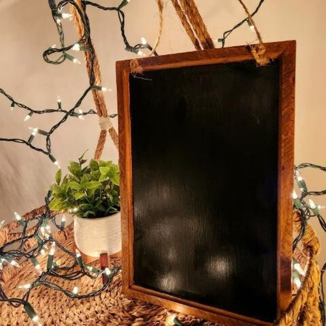 Gorgeous Rustic Chalkboard Style Hanging Chalkboard - Etsy