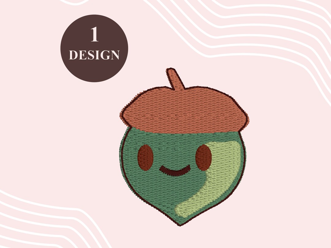 Acorn Machine Embroidery | Machine Embroidery Designs | Multiple Sizes ...