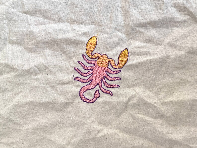 Scorpion Machine Embroidery | Machine Embroidery Designs | Multiple ...