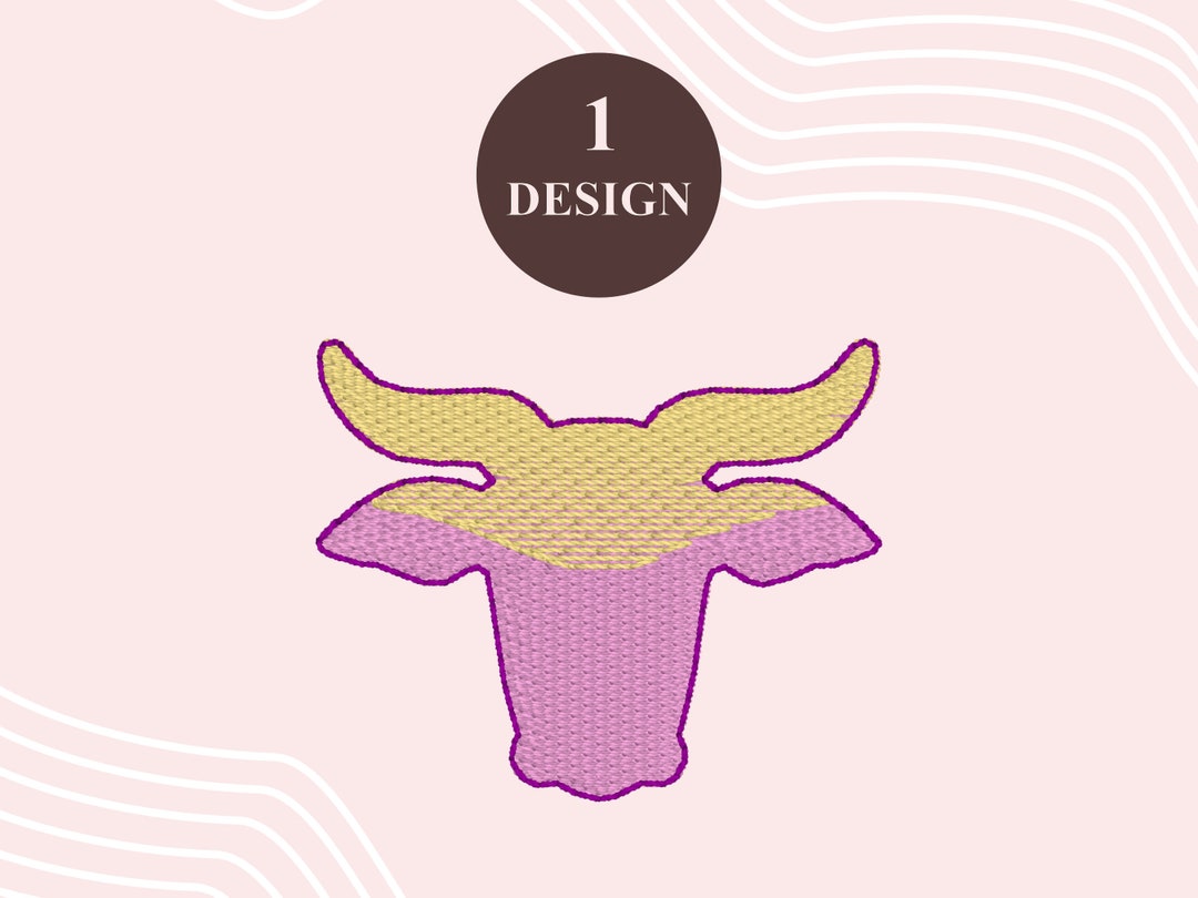 Taurus Machine Embroidery | Machine Embroidery Designs | Multiple Sizes ...