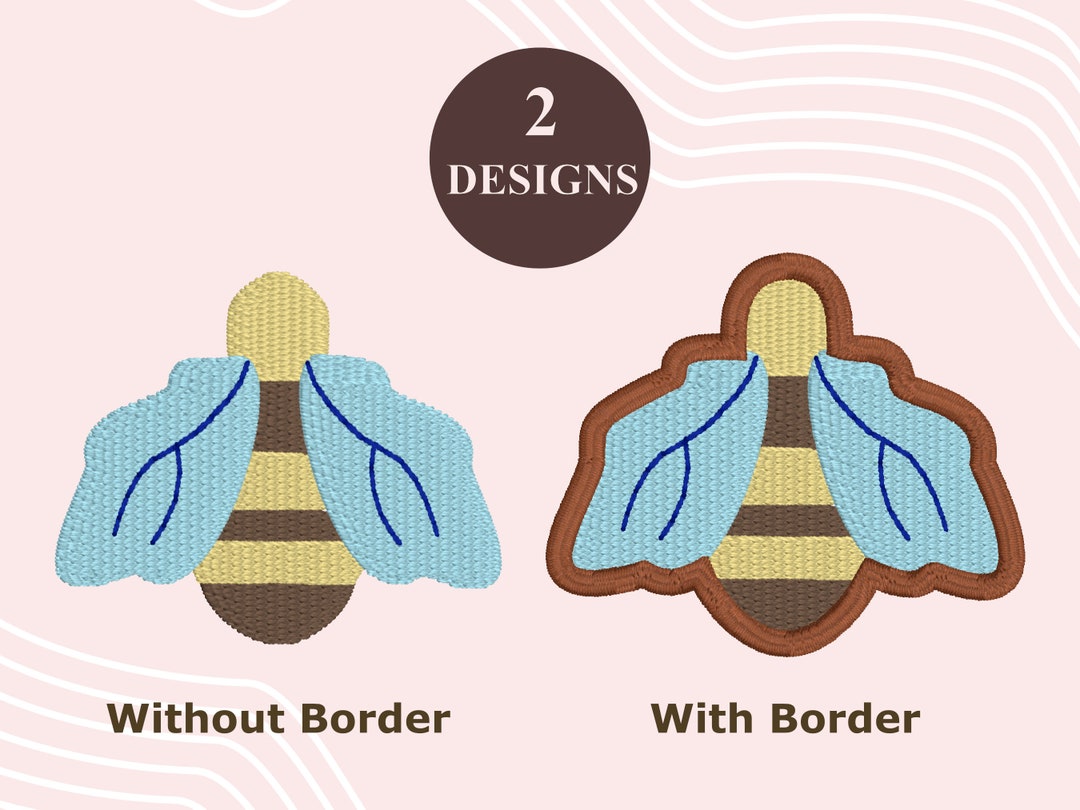 Bee Machine Embroidery | Machine Embroidery Designs | Multiple Sizes ...