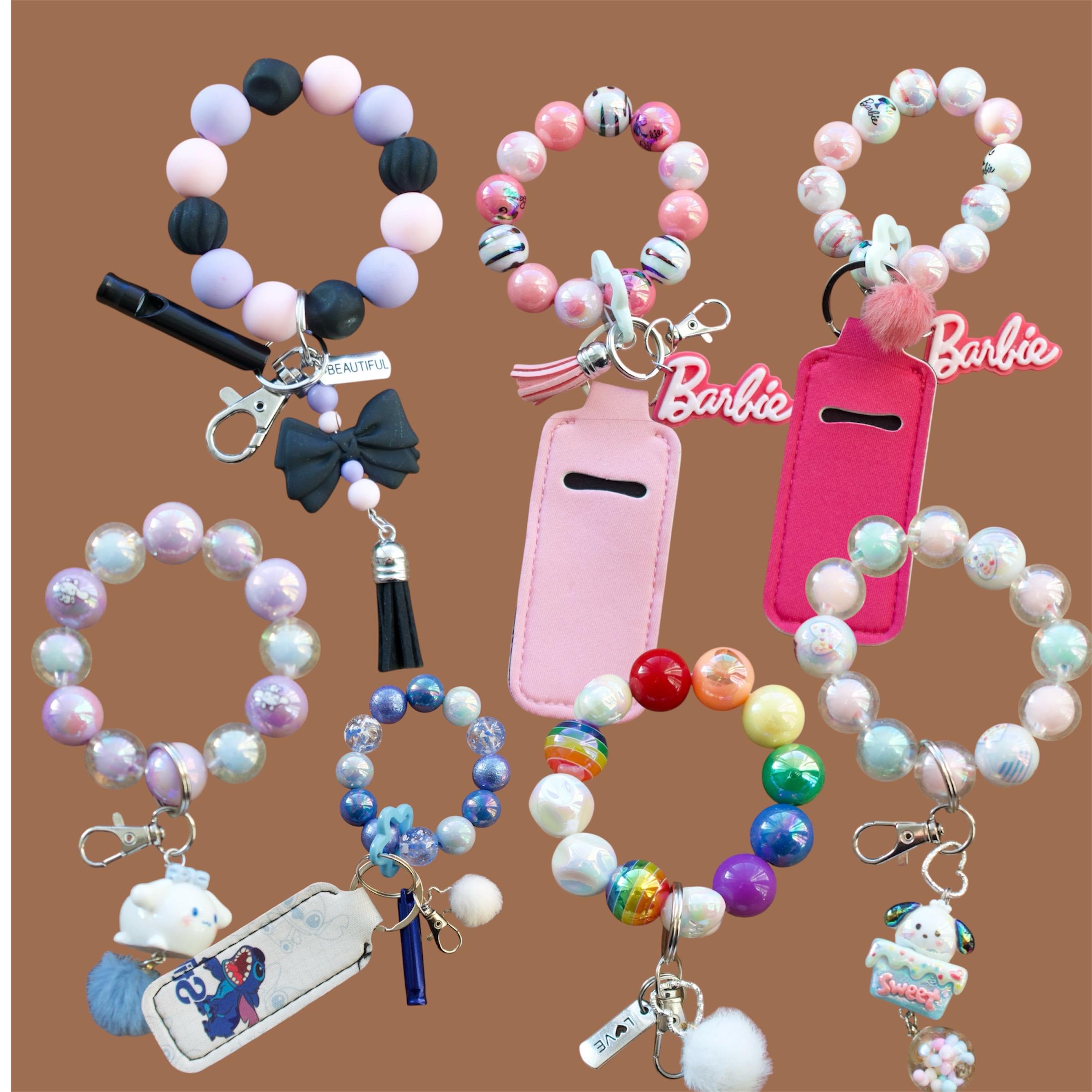 Accessories Handmade Cute Fashion Bubble Round Bead Keychains - Etsy