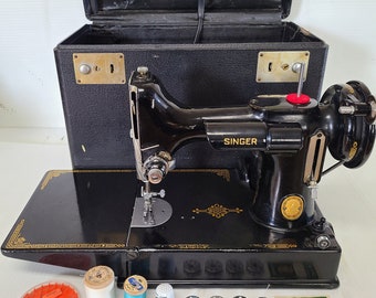 Early 1930s Singer Featherweight 221 Sewing Machine Custom Painted - Etsy