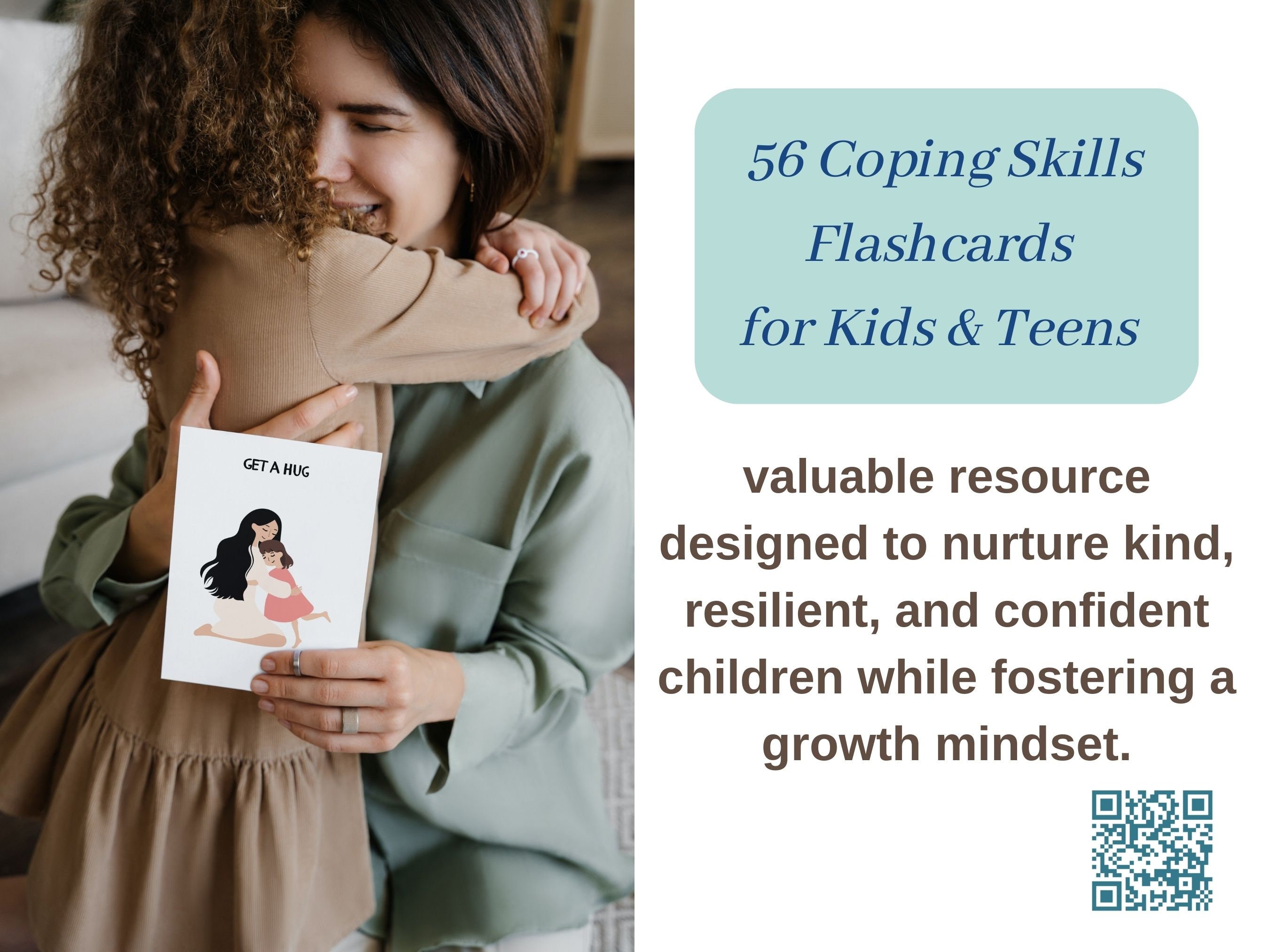 56 Coping Skills Cards for Kids & Teens. Coping Strategies Children ...