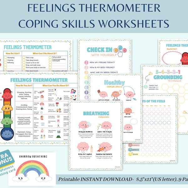 Emotional Scale Chart - Etsy