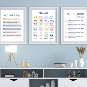 Calm Down Corner Kit. Montessori Playroom, Classroom Posters. Social ...