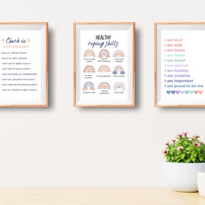 Calm Down Corner Kit. Montessori Playroom, Classroom Posters. Social ...