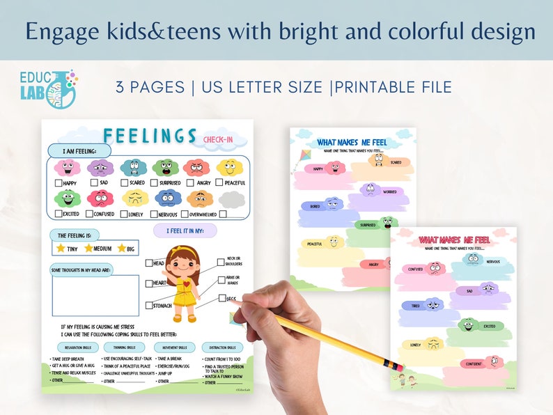 I Am Feeling/what Makes Me Feel, Feelings/emotions Check in ...