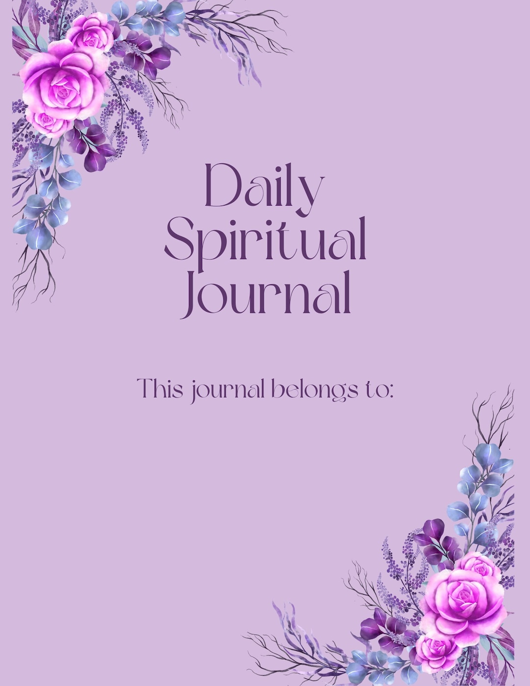 Spiritual Daily Journal, Daily Journal, Spiritual Journal, Mindfulness ...
