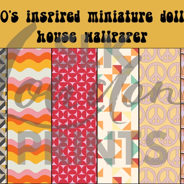 Miniature Wallpaper - Etsy