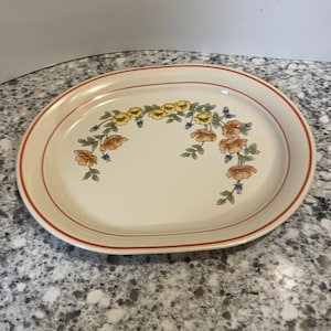 Corelle Cornerstone Royal Garden Oval Serving Platter - Etsy