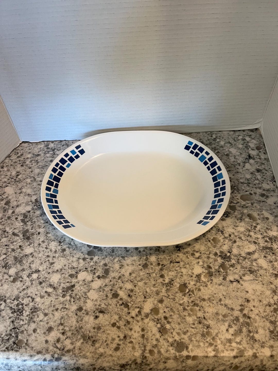 Corelle Serving Platter Precious Colours Sapphire Blue - Etsy
