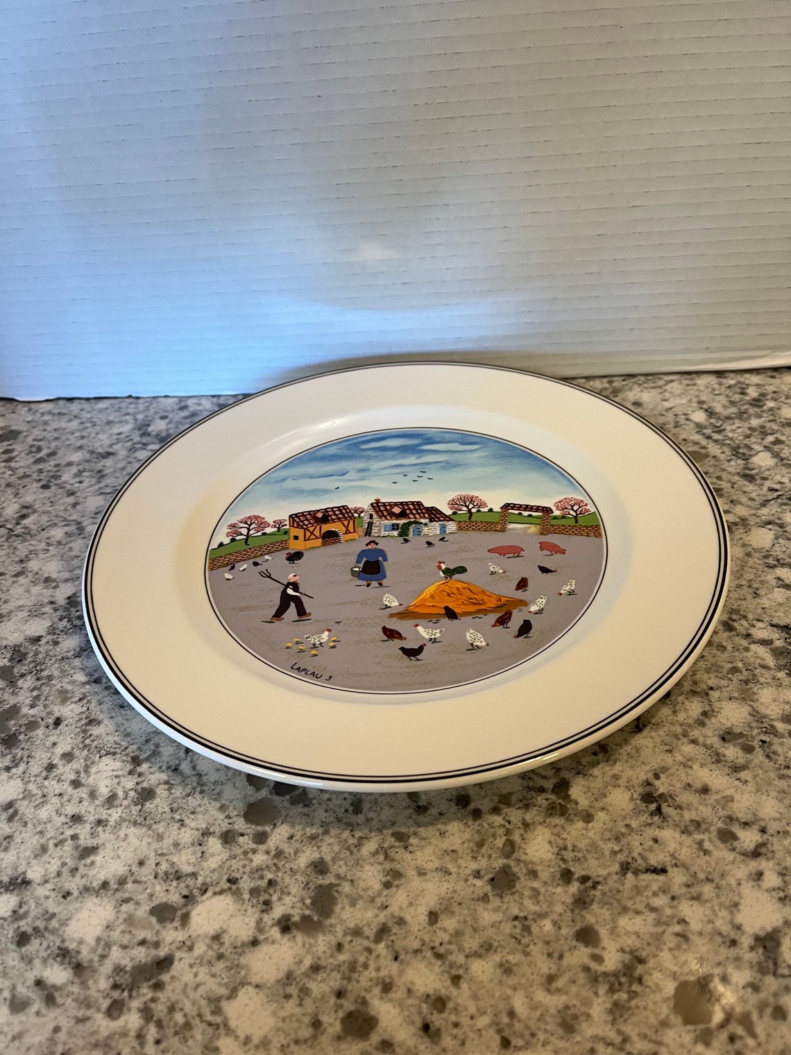 Villeroy & Boch Design Naïf Dinner Plate Farm Scene - Etsy