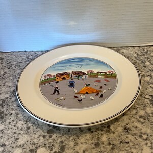Villeroy & Boch Design Naïf Dinner Plate Farm Scene - Etsy