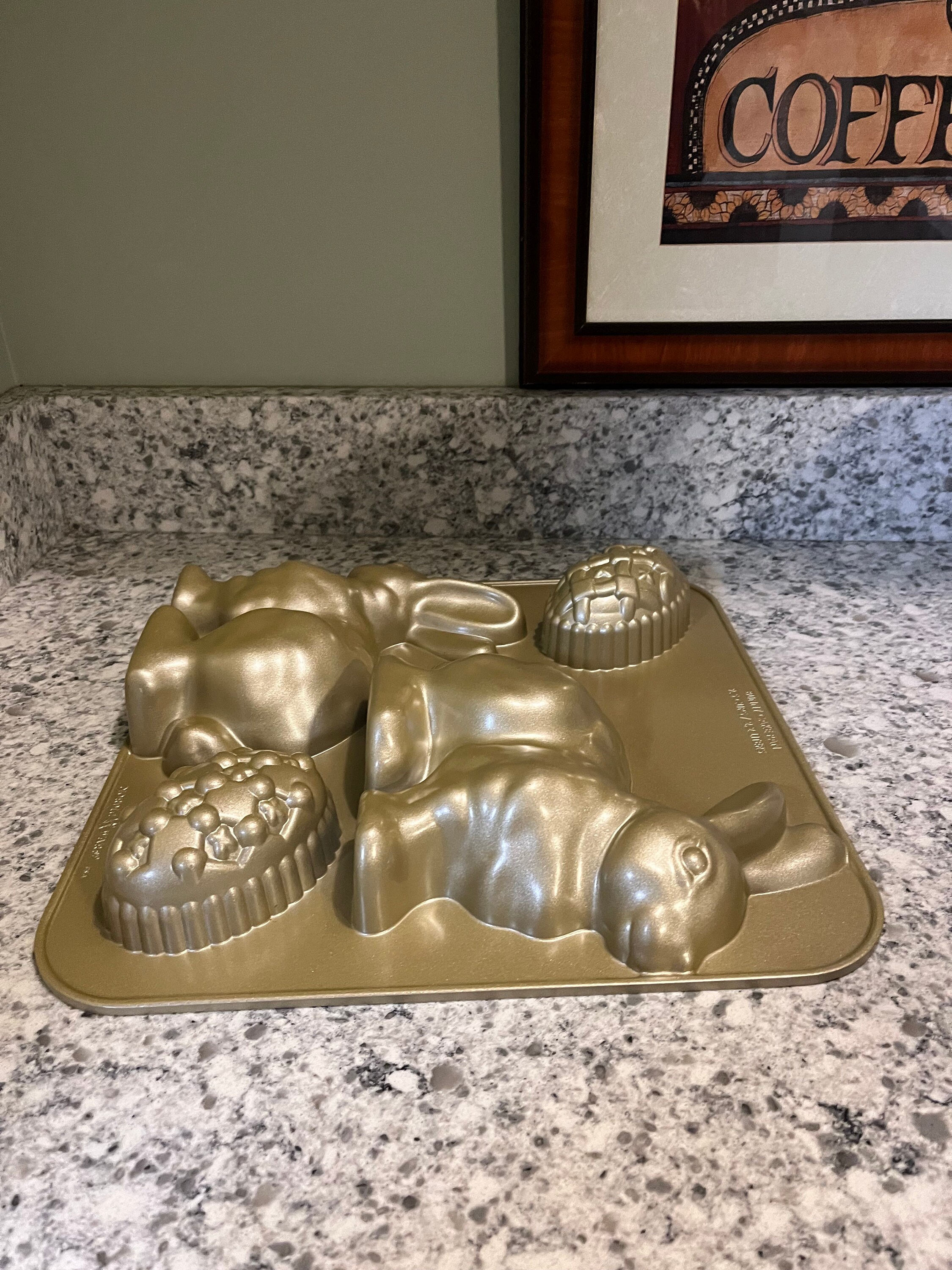Nordic Ware 3D Easter Bunny and Egg Cake Pan - Etsy