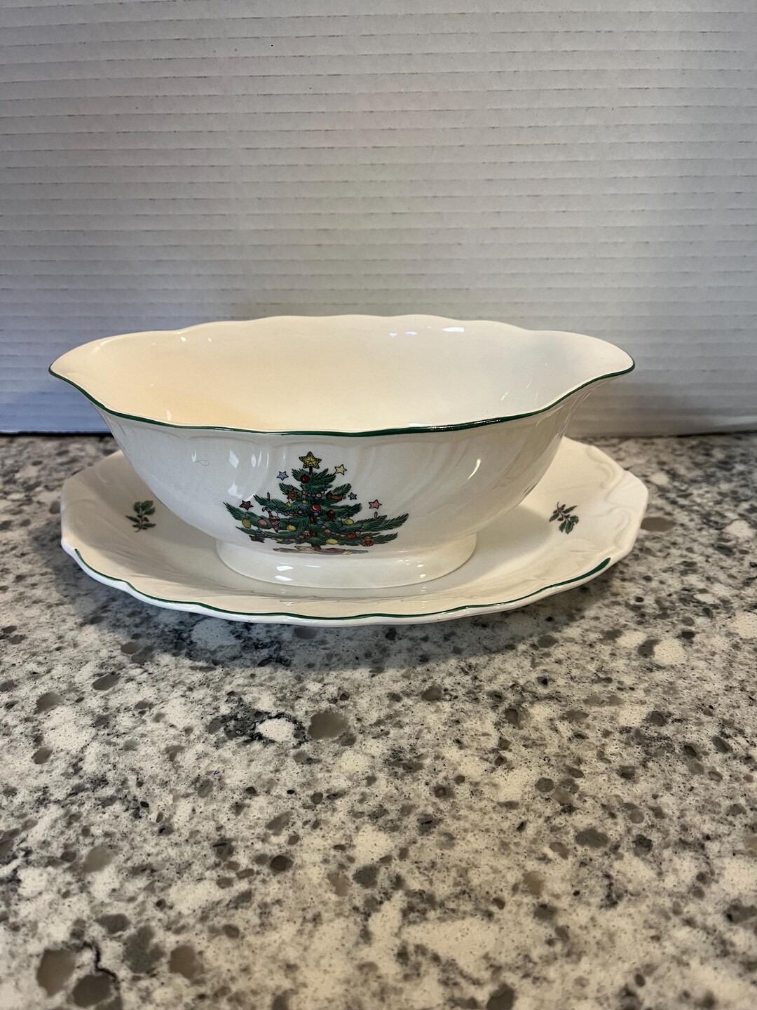 Nikko Happy Holidays Gravy Boat With Under Plate New in Box - Etsy