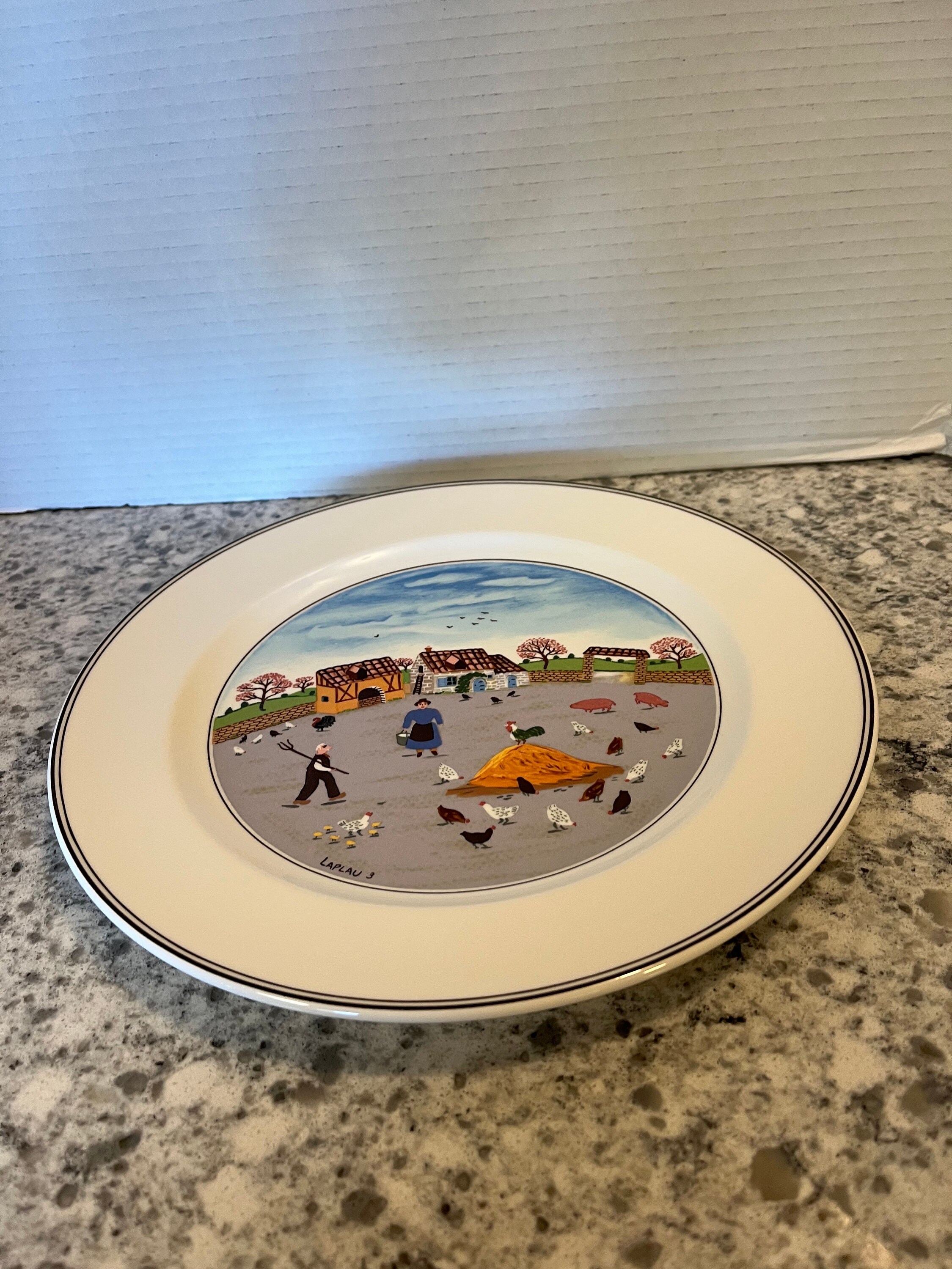 Villeroy & Boch Design Naïf Dinner Plate Farm Scene - Etsy