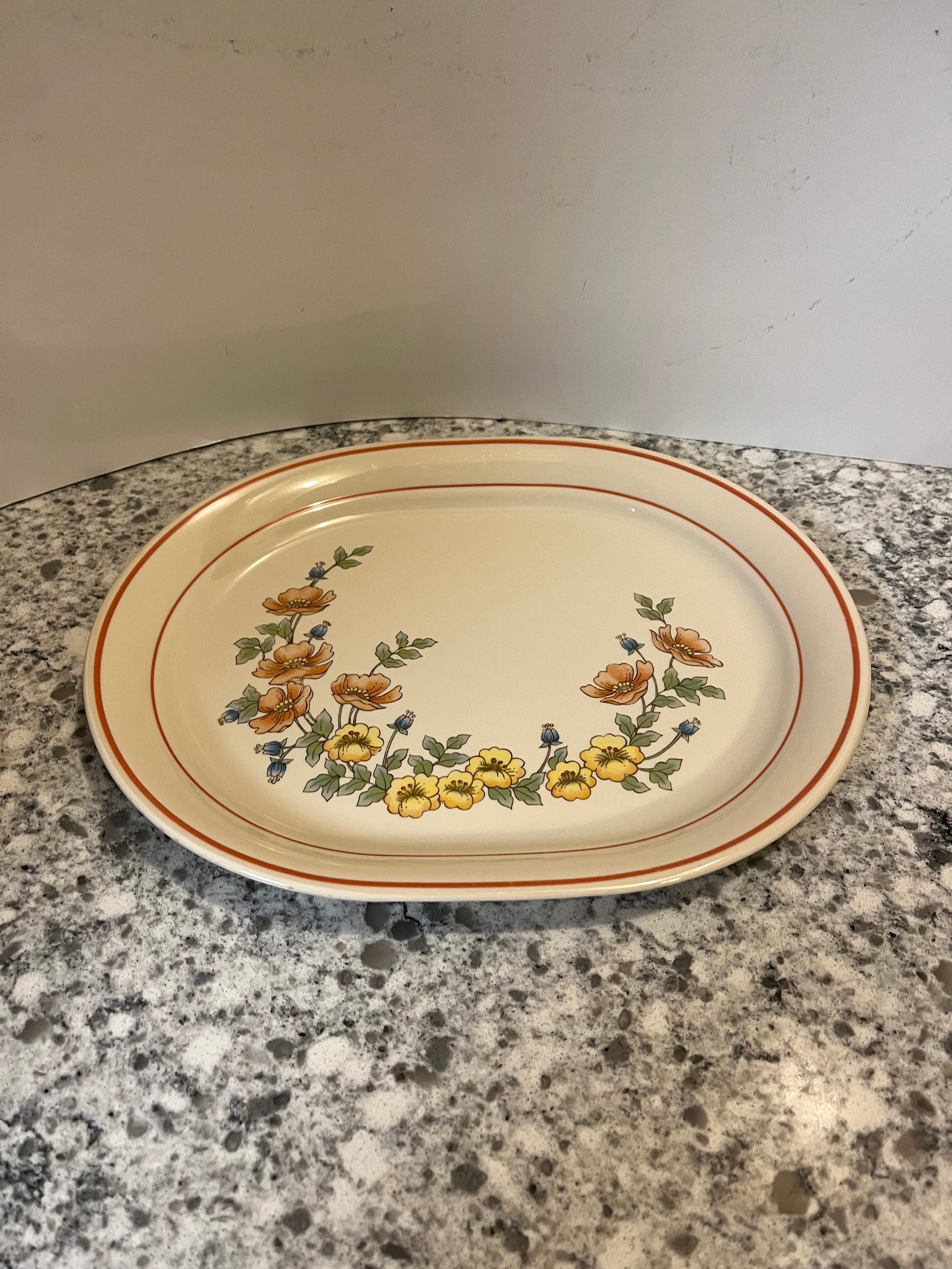 Corelle Cornerstone Royal Garden Oval Serving Platter - Etsy