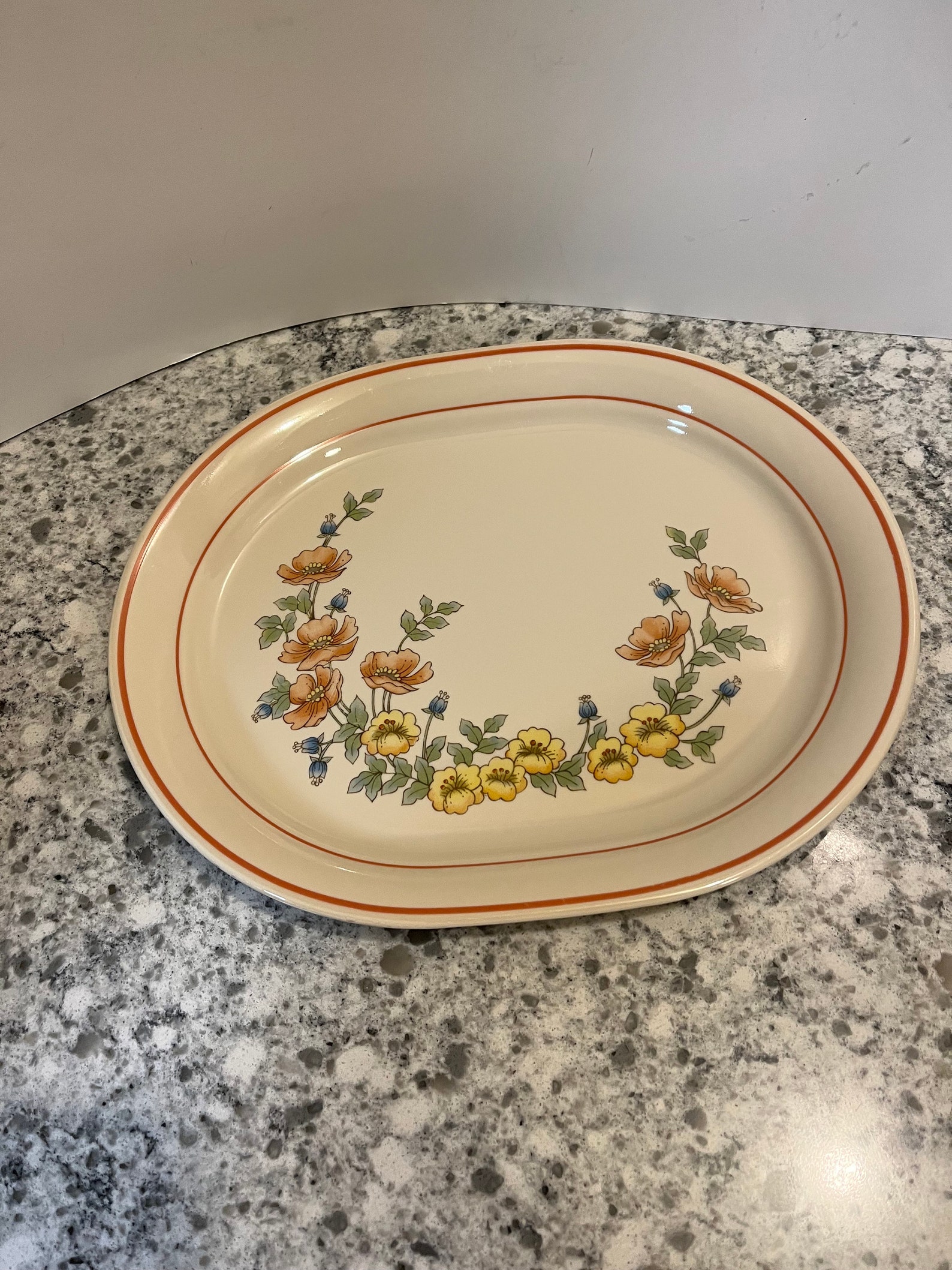Corelle Cornerstone Royal Garden Oval Serving Platter - Etsy