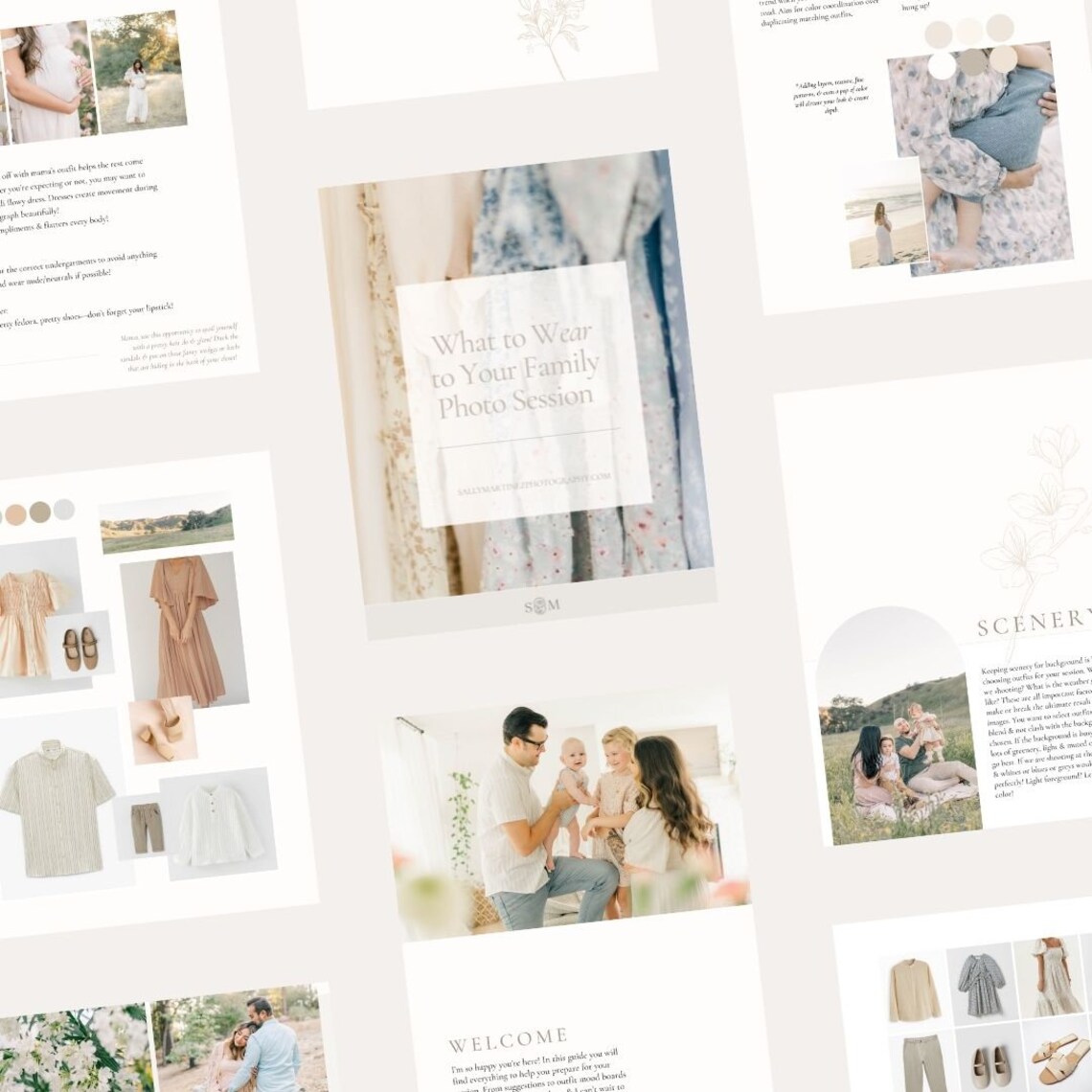 Family Style Guide Template - Etsy