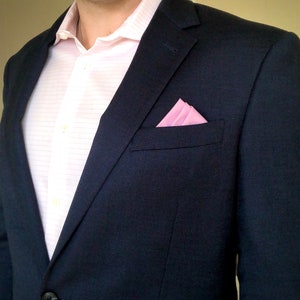 Purple Pocket Square Video Tutorial Included Affordable, Groomsmen Gift ...