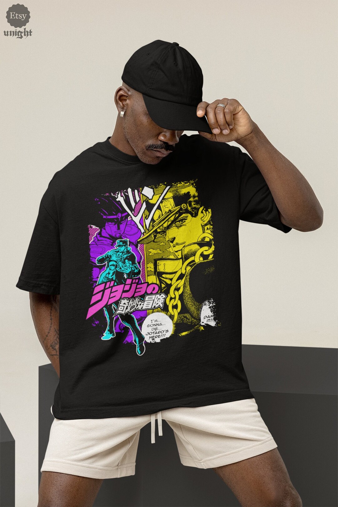 Unisex Retro Stand Master Tee JJBA Inspired Street Style - Etsy