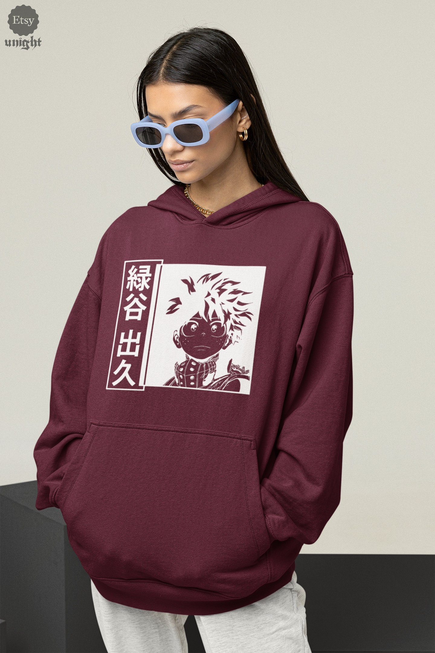 Unisex Symbol of Hope Sweat Anime Prodigy Sweat, Manga Green Hero ...