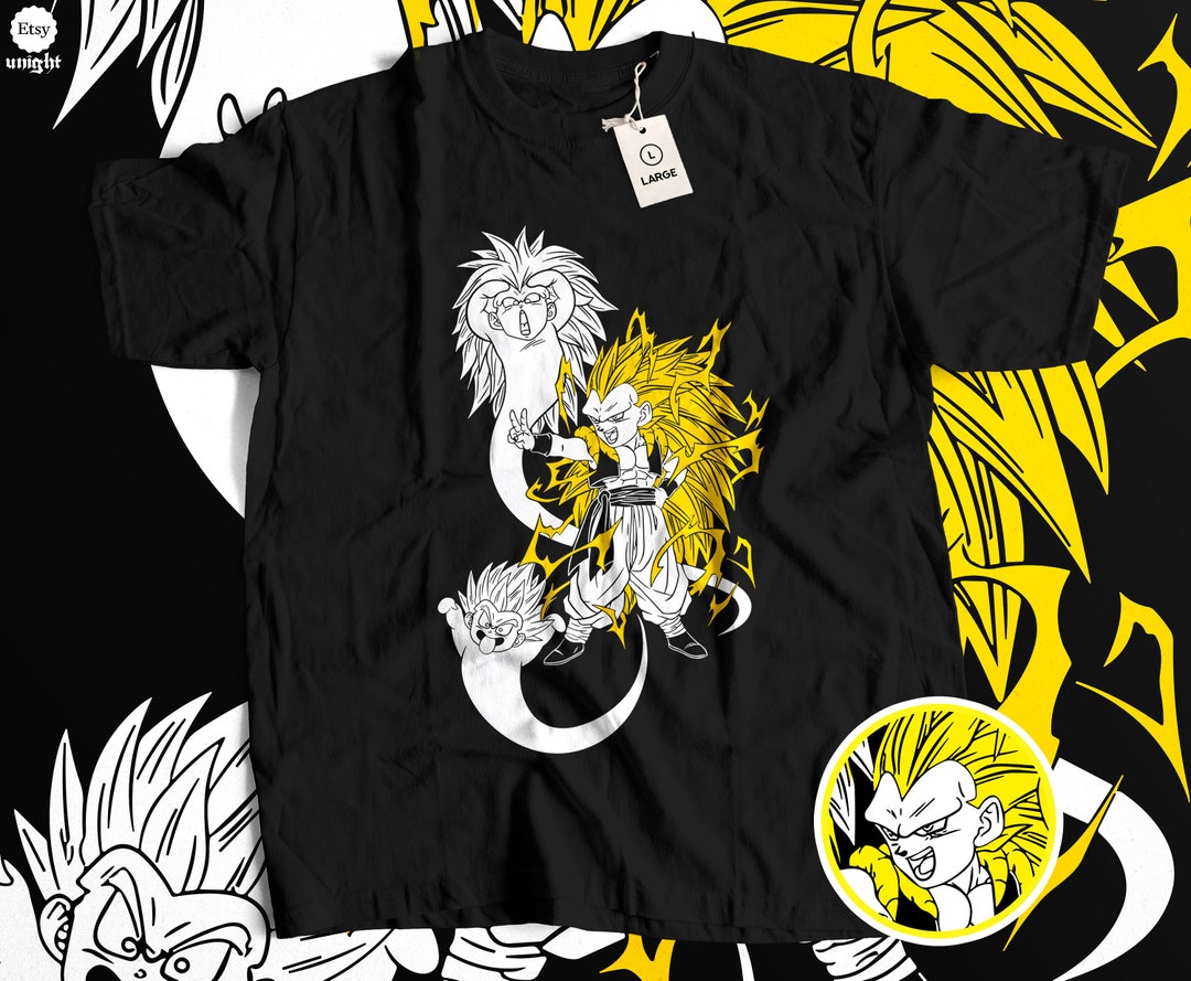 Unisex Epic Warrior Fusions T-shirt Anime Power Blend, Japanese Manga ...
