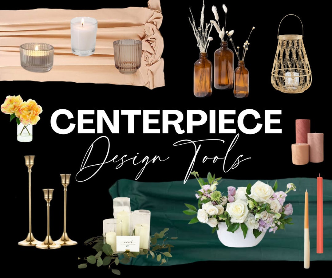 Centerpiece Design Template, Wedding Centerpiece Design, Wedding ...