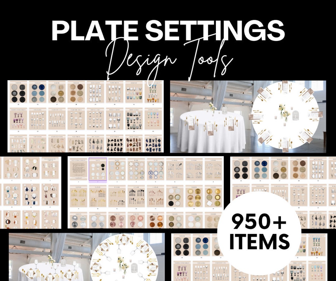 Plate Setting Design Tools for Wedding Planners | Wedding Planner ...