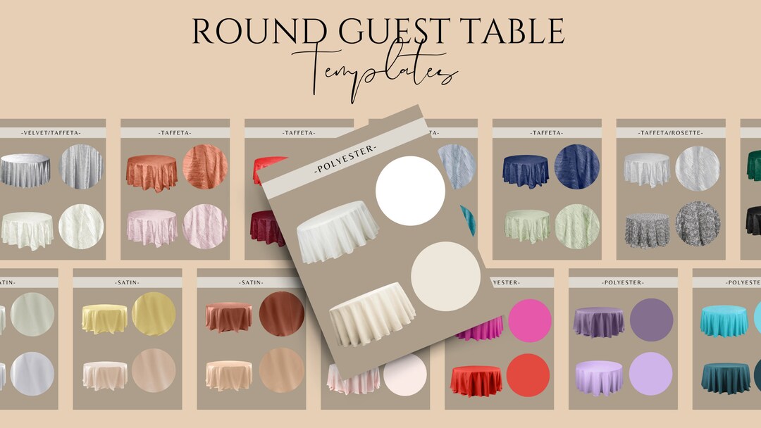 Wedding Planner Design Tool | Round Tables | Wedding Designer Templates ...