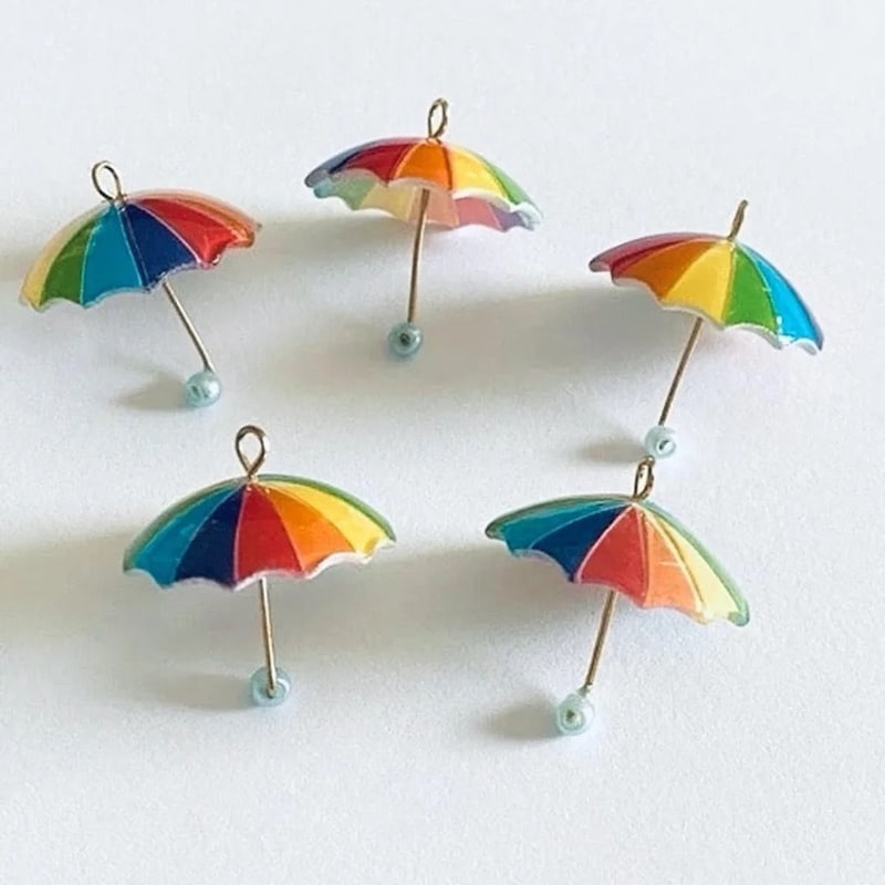 Rainbow Umbrella - Etsy