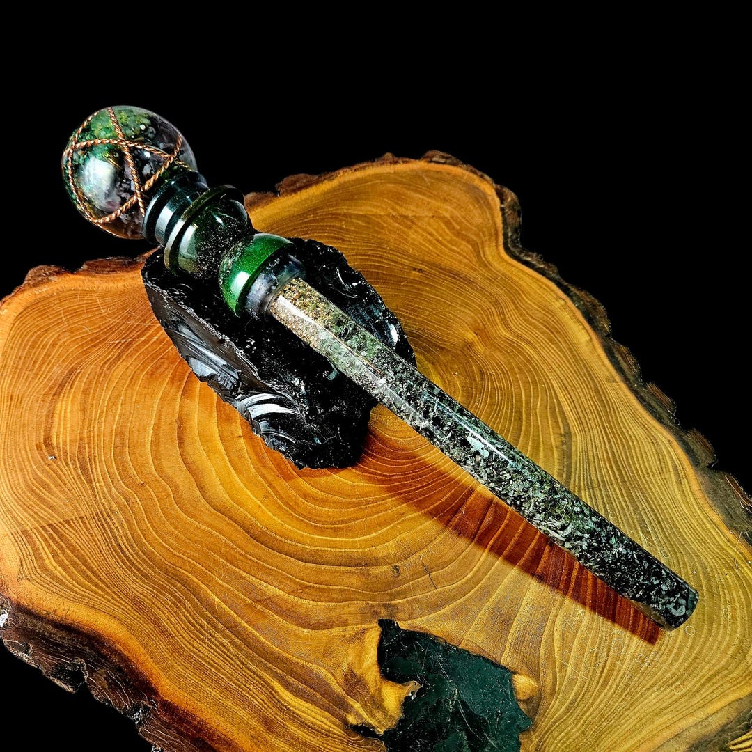 Crystal Matrix Tensor Ring Wand, Healing Energy Tool - Etsy