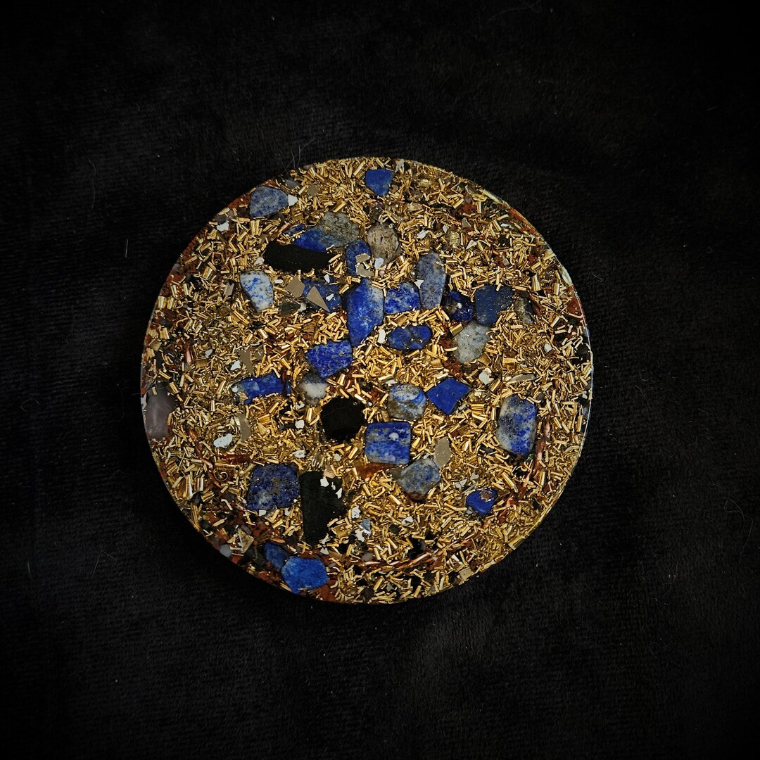 Orgonite Tensor Ring Coaster, Just Under 4" Across. Charging Plate ...