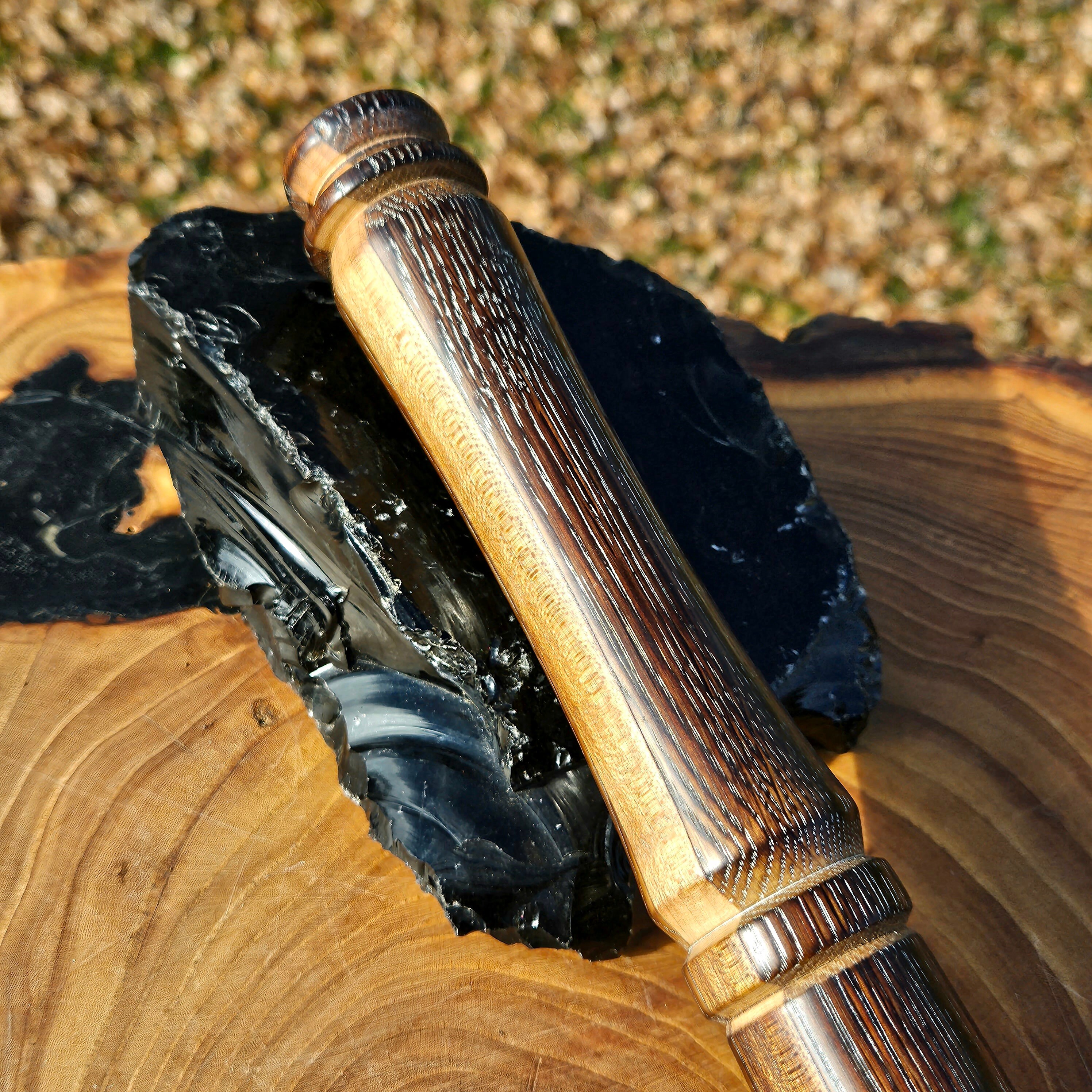 Custom Hand Crafted Oak and Alder Custom Wand to Be Used With Our Screw ...