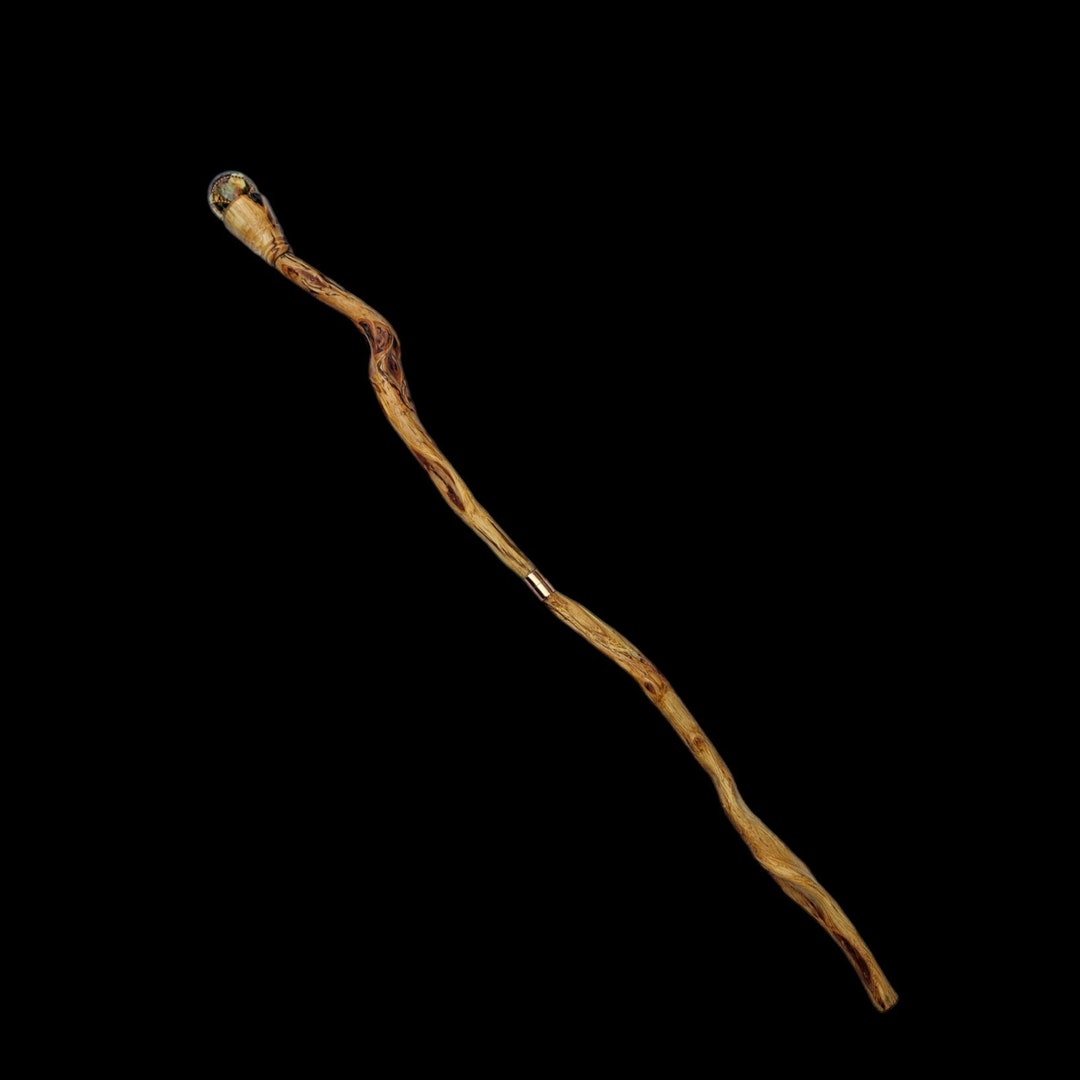 Diamond Willow 2 Part Staff With Removable Top, Hand Made, Tensor Rings ...