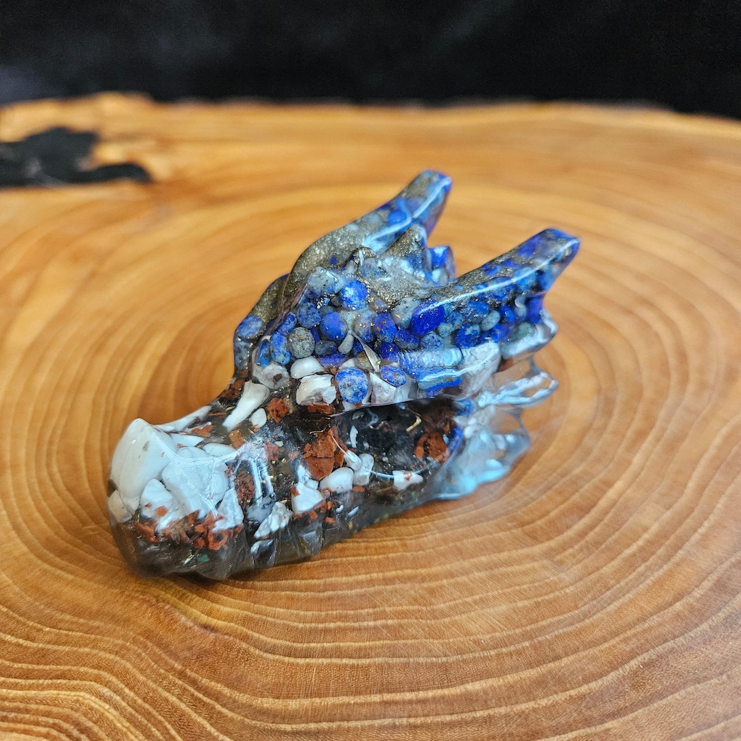 Orgonite and Crystal Dragon, Spiritual Protection, Dragon Guardian ...