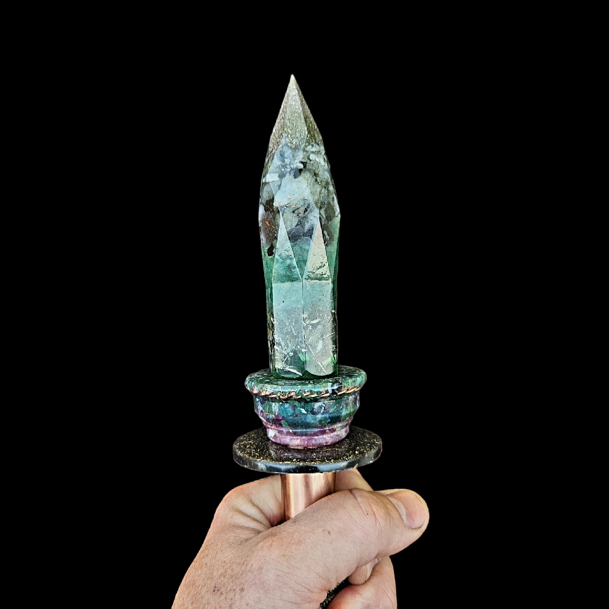 Custom Copper Orgonite Magic Wand Altar Tool Wizard Wand - Etsy