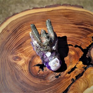 Crystal Orgonite Matrix Dragon, Orgone Healing Art, Spiritual ...
