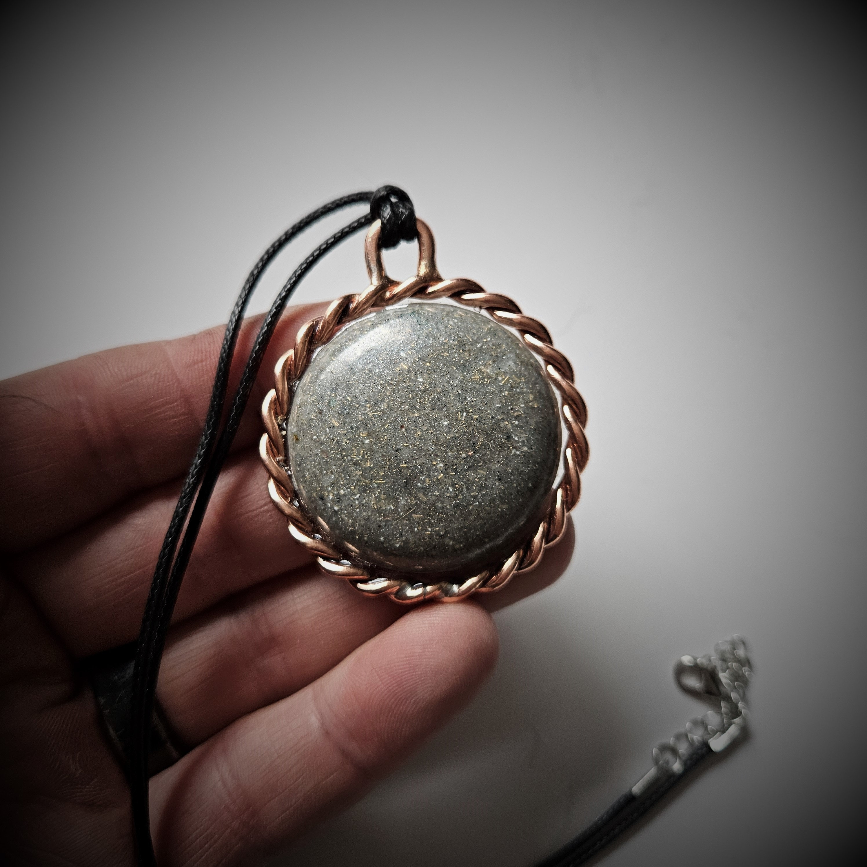 Tensor Ring and Orgonite Pendant Sacred Cubit Protection Functional Art ...