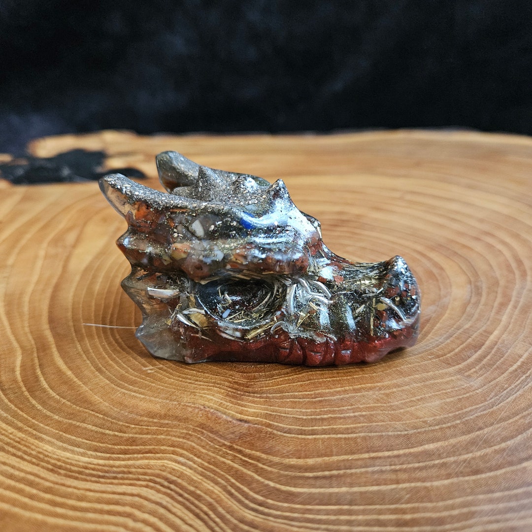 Orgonite and Crystal Dragon, Spiritual Protection, Dragon Guardian ...