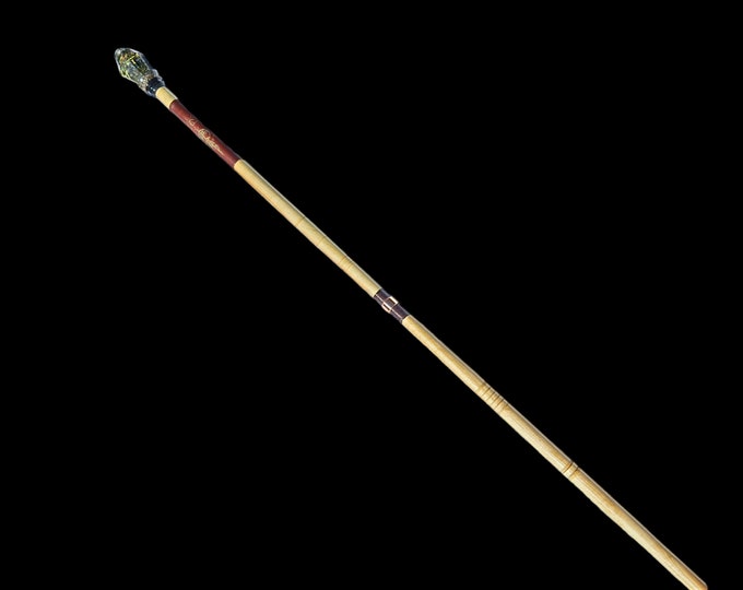 Hand Made Solid Wood Staff With Removable/changeable Tops, Screws Into ...