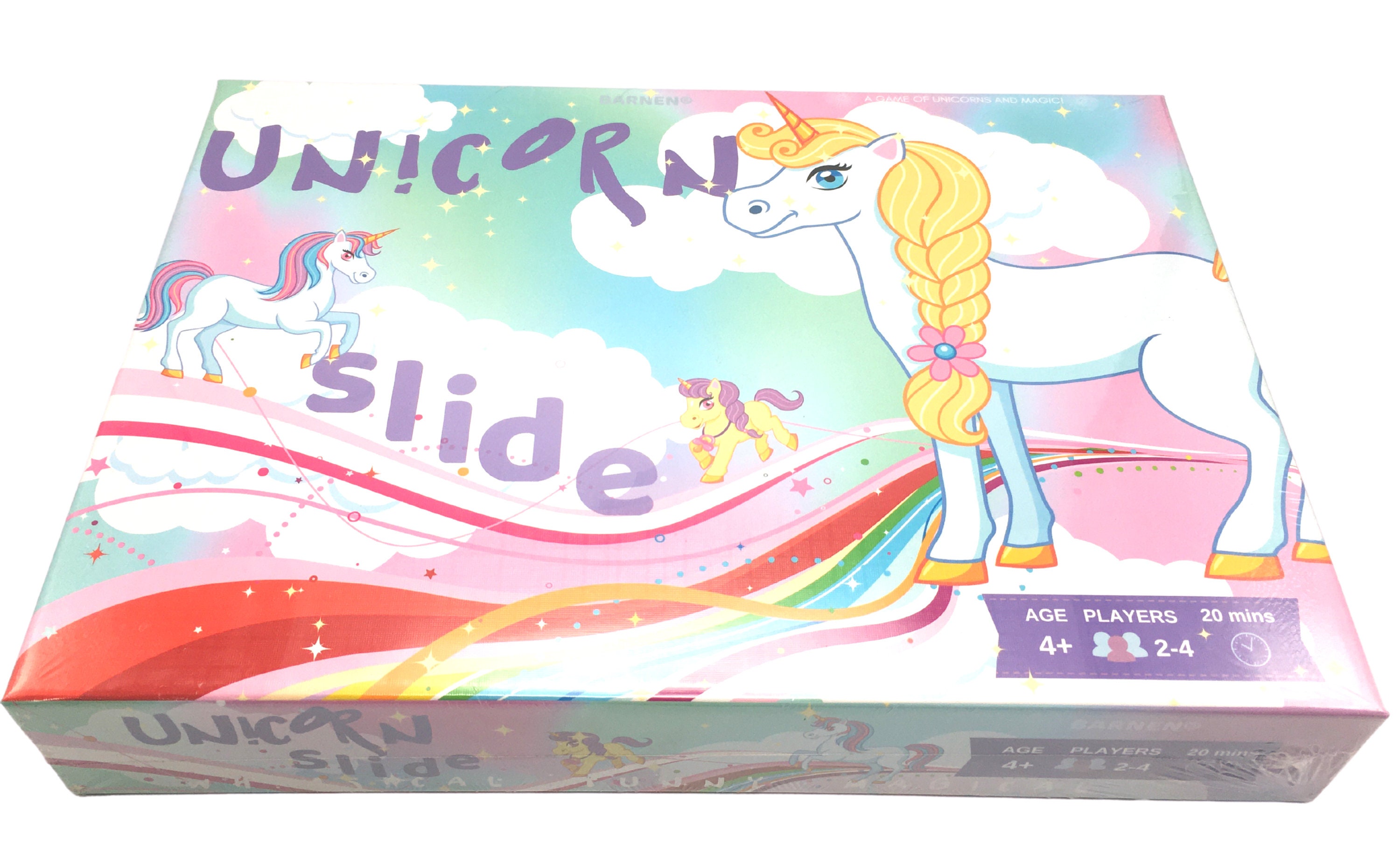 Unicorn Slide Board Game, Unicorn Gift, Unicorn Board Game, Board Game ...