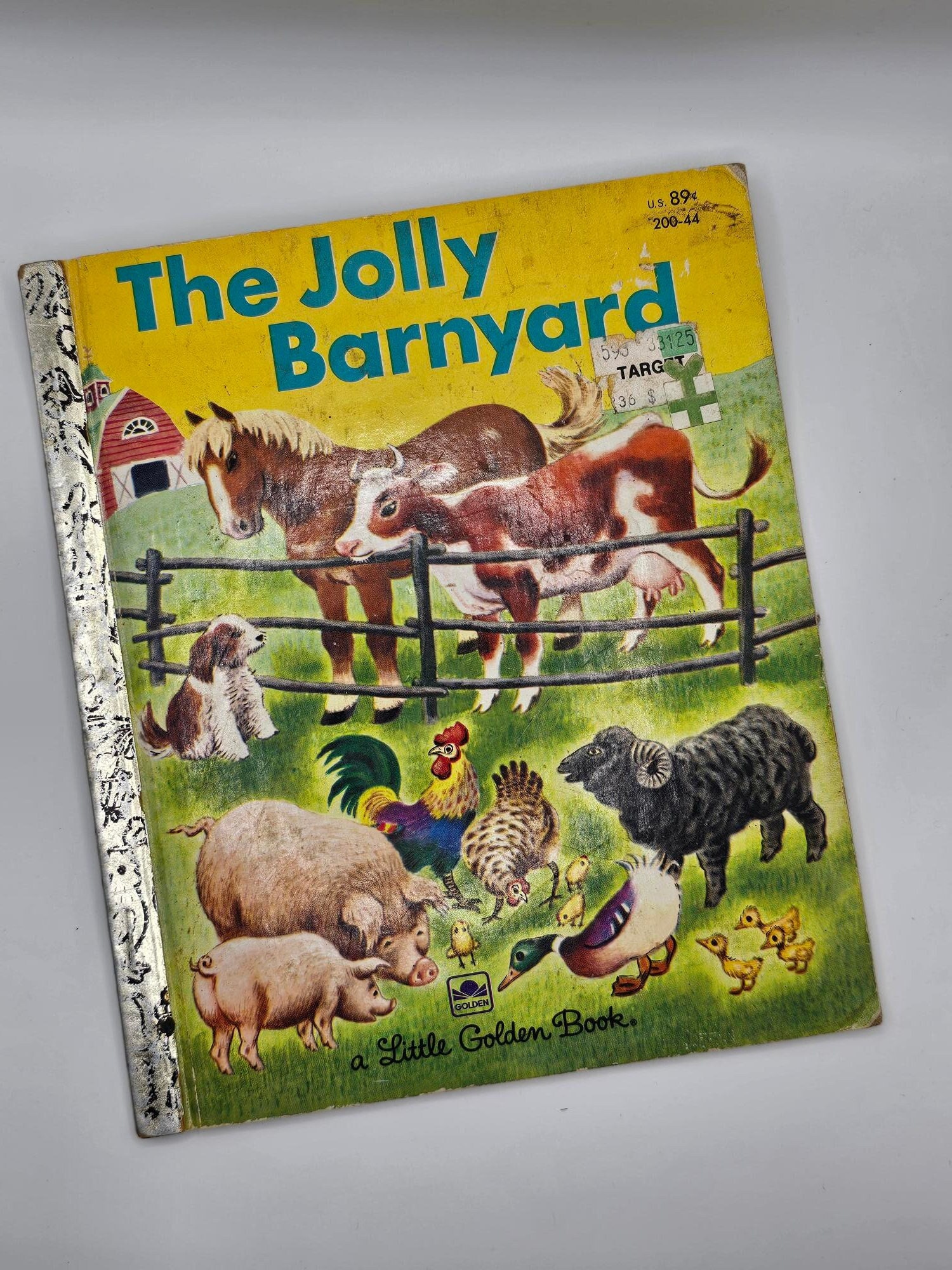 The Jolly Barnyard Little Golden Book - Etsy