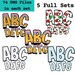 Back to School Bulletin Board Letters 5 Full Sets Printable Classroom ...