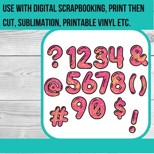 Bubble Gum Bubble Letters PNG Birthday Letters Banner Alphabet Letter ...